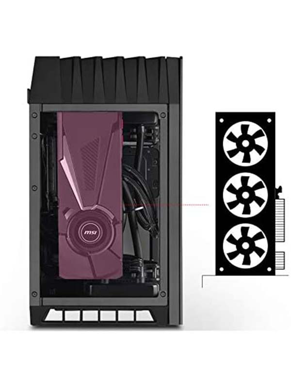 SilverStone LD03 Mini-ITX Case, Black - SST-LD03B